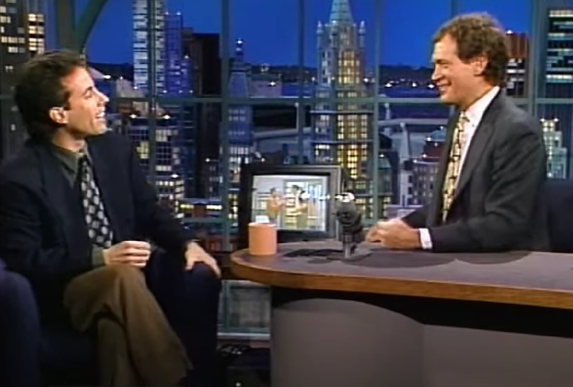 Jerry Seinfeld Shares the Secret to Acting on Late Night with David ...