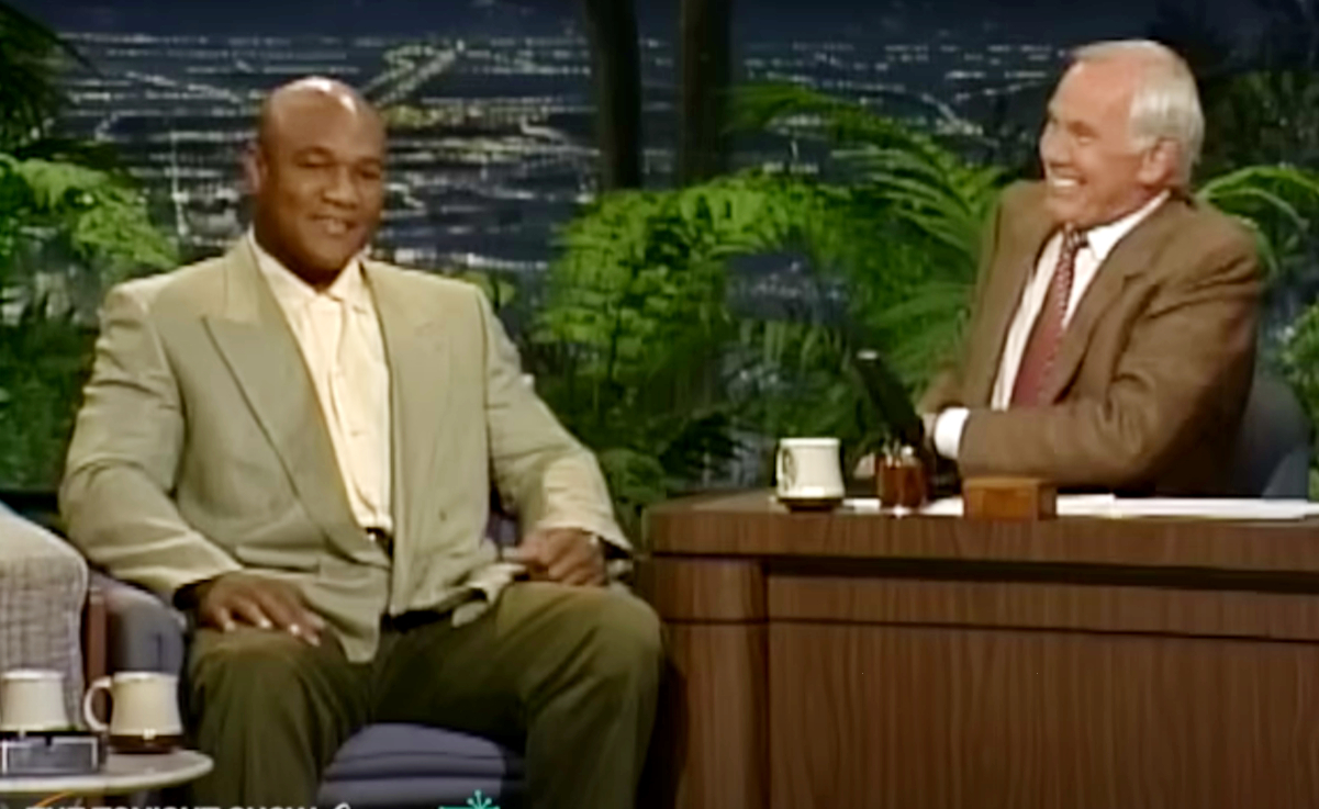 George Foreman Cracks Up Johnny Carson on The Tonight Show Starring ...
